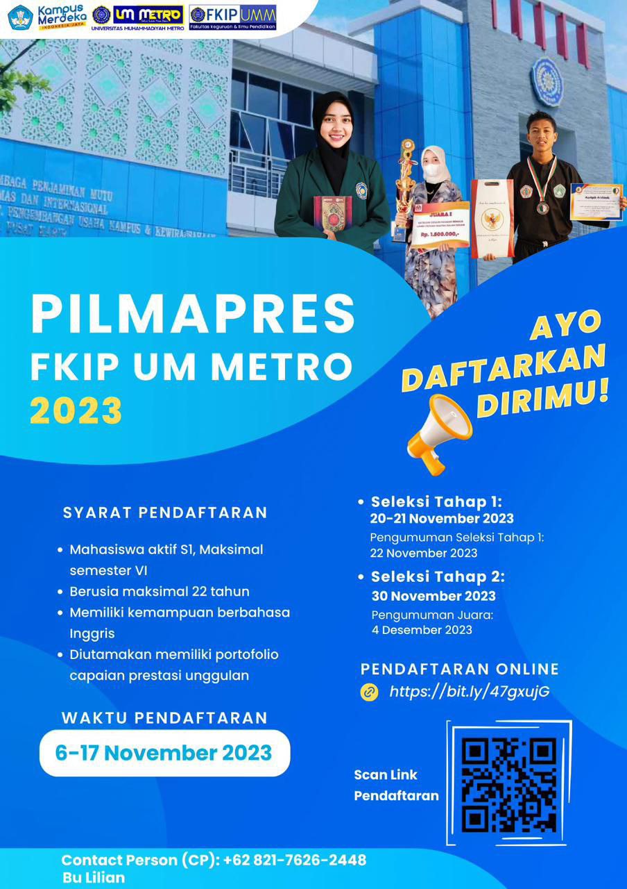 PENDAFTARAN SELEKSI MAHASISWA BERPRESTASI FKIP 2024