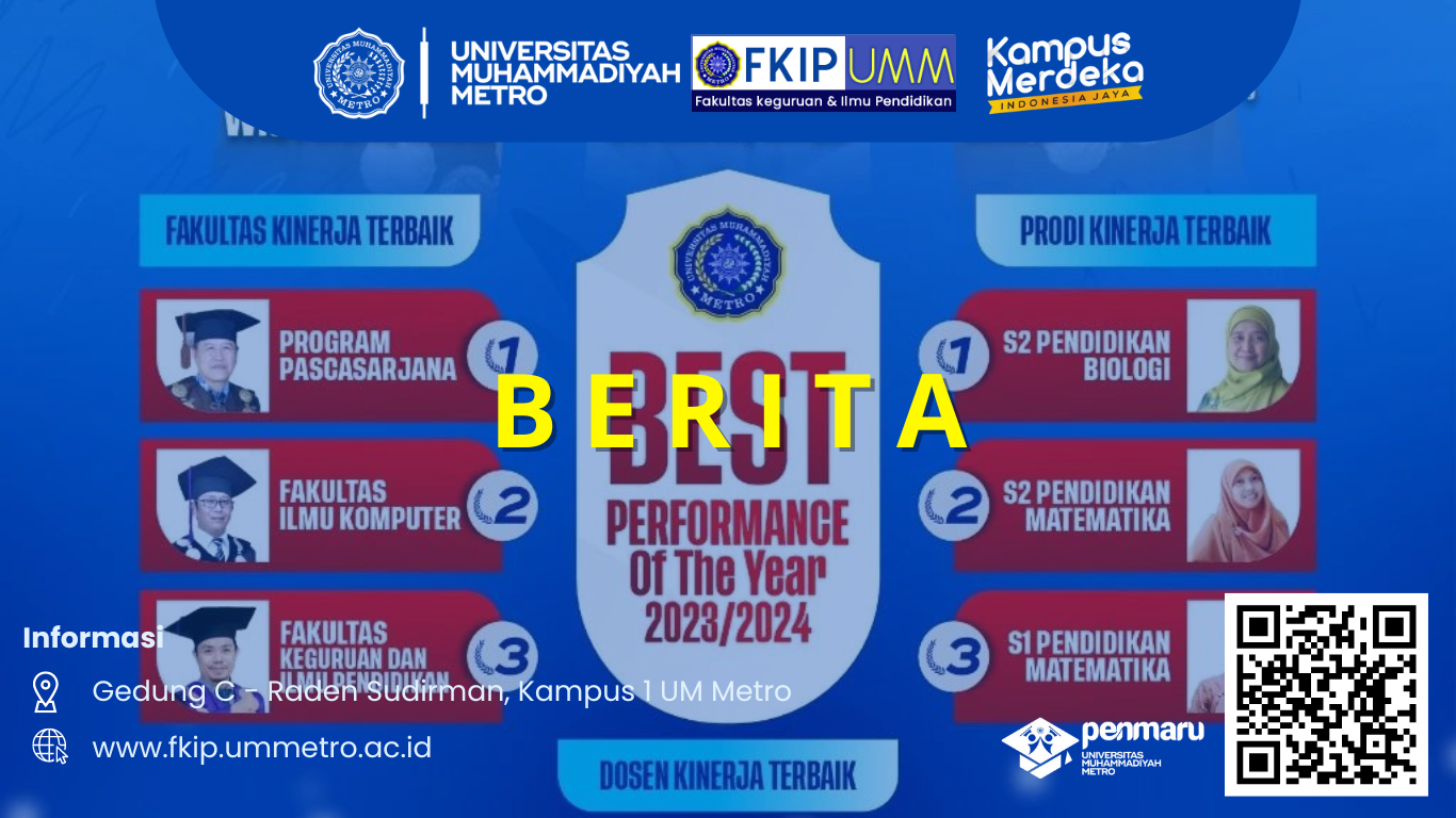 UM Metro Awards 2024: FKIP Terbaik 3 Kategori Fakultas Kinerja Terbaik